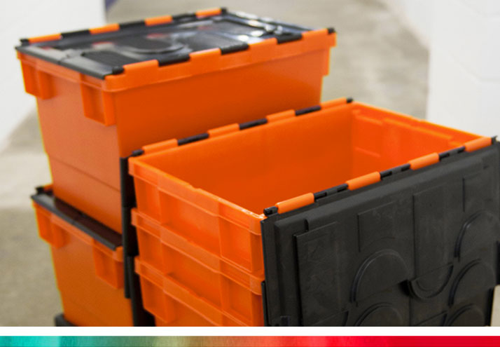 180° Stack Nesting Containers — Mailbox Products