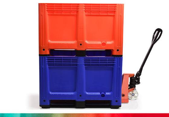 600 Litre Perforated Pallet Tank 4 Way Entry - 2 Boxed 2 Open — Mailbox ...