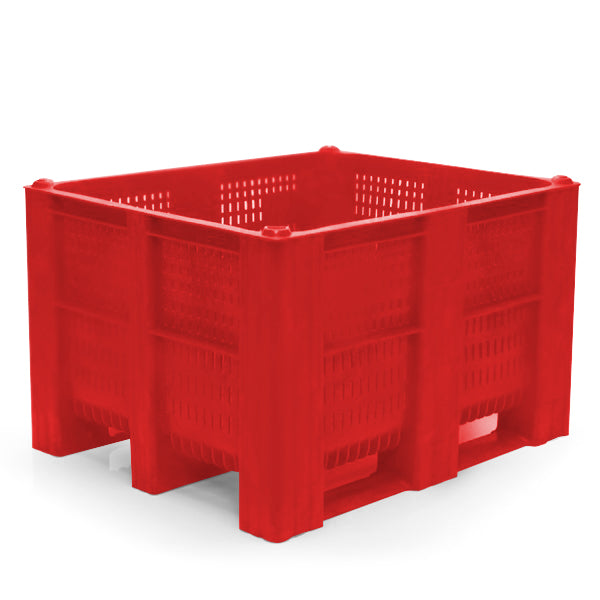 600 Litre Perforated Pallet Tank 4 Way Entry - 2 Boxed 2 Open — Mailbox ...