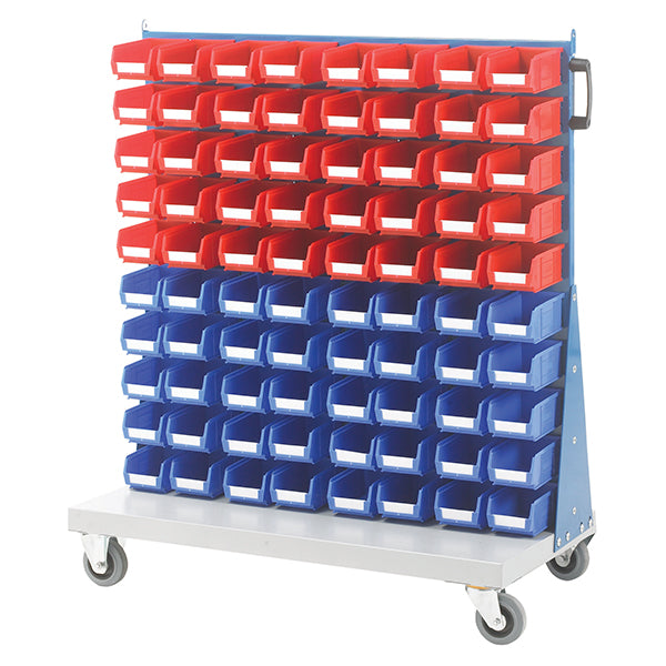Mobile Small Parts Trolley with Bins — Mailbox Products